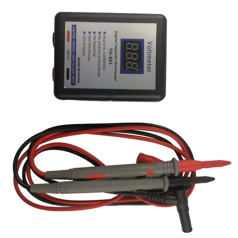 Digital Capacitor 800V Voltage Tester Fast Discharger High Volt ...