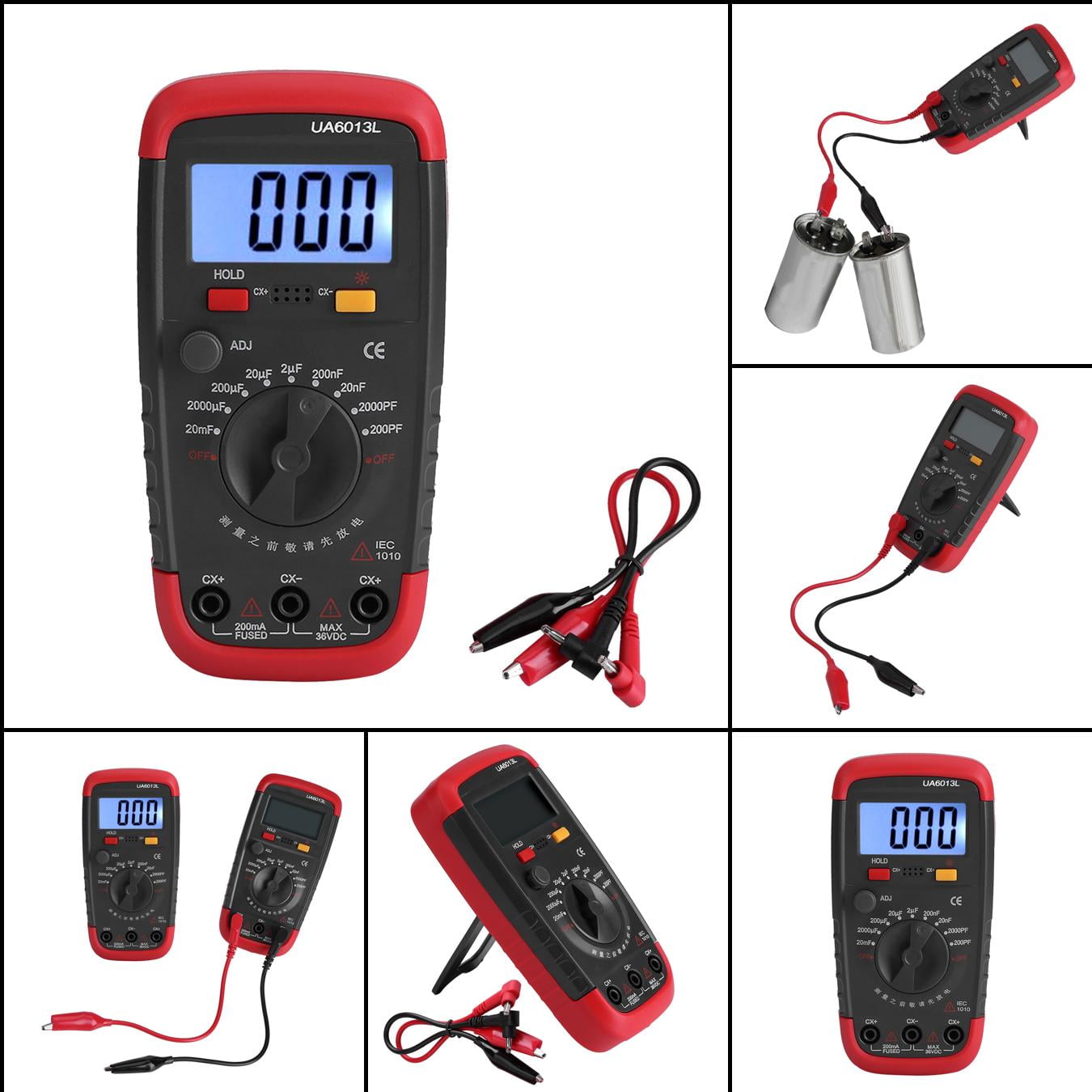 Digital Capacitor Meter Tester - Precise Measurement From 0.1pF To 20 ...