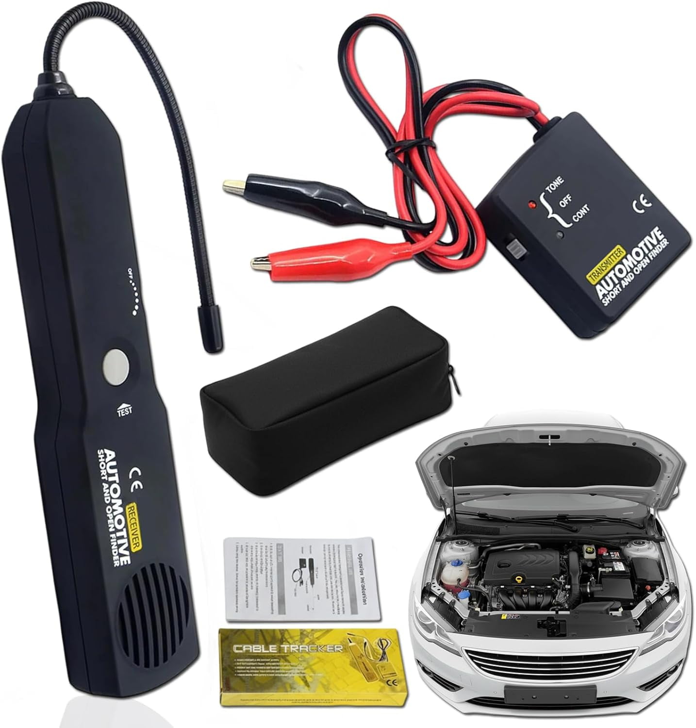 Digital Car Circuit Scanner Diagnostic Tool, Automotive Short and Open ...