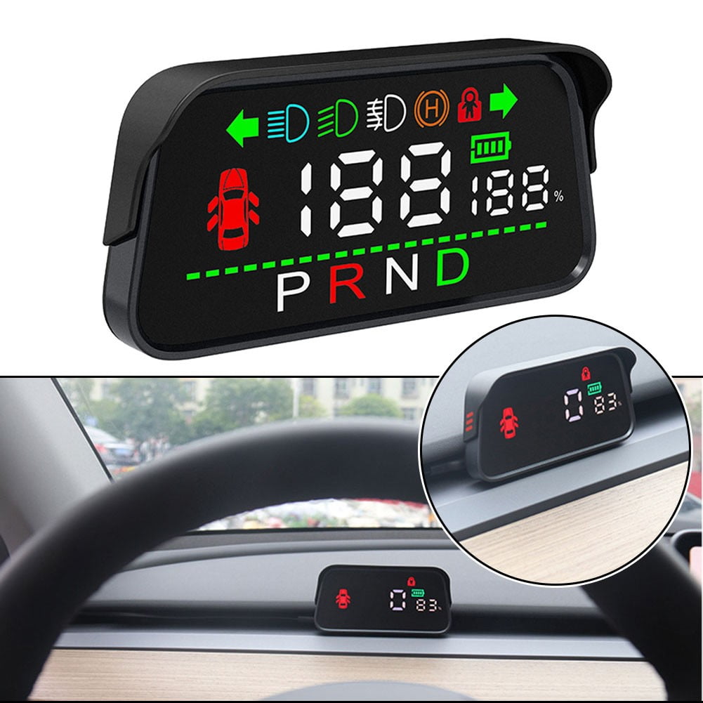 Digital Car Dashboard HUD Head Up Display Meter Speedometer for Tesla ...