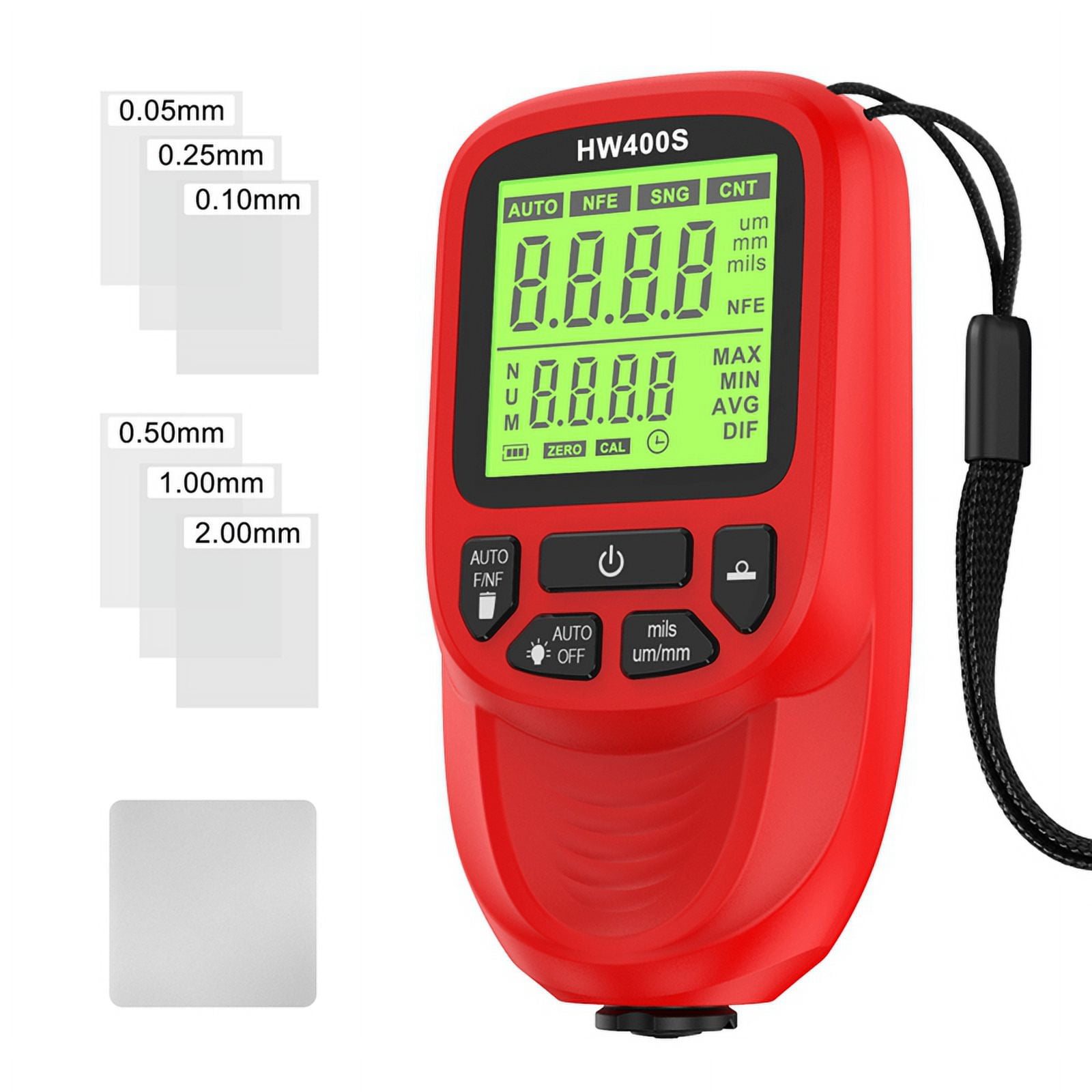 Digital Car Paint Thickness Gauge HW400S Coating Thickness Meter ...