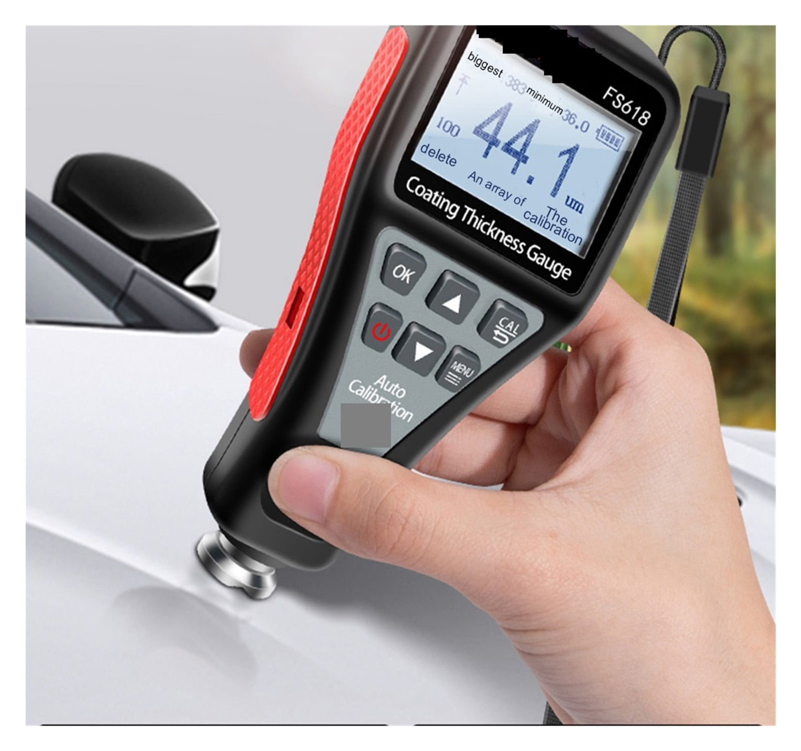 Digital Car Paint Thickness Tester 0-1500Um Thickness Gauge Meter With ...