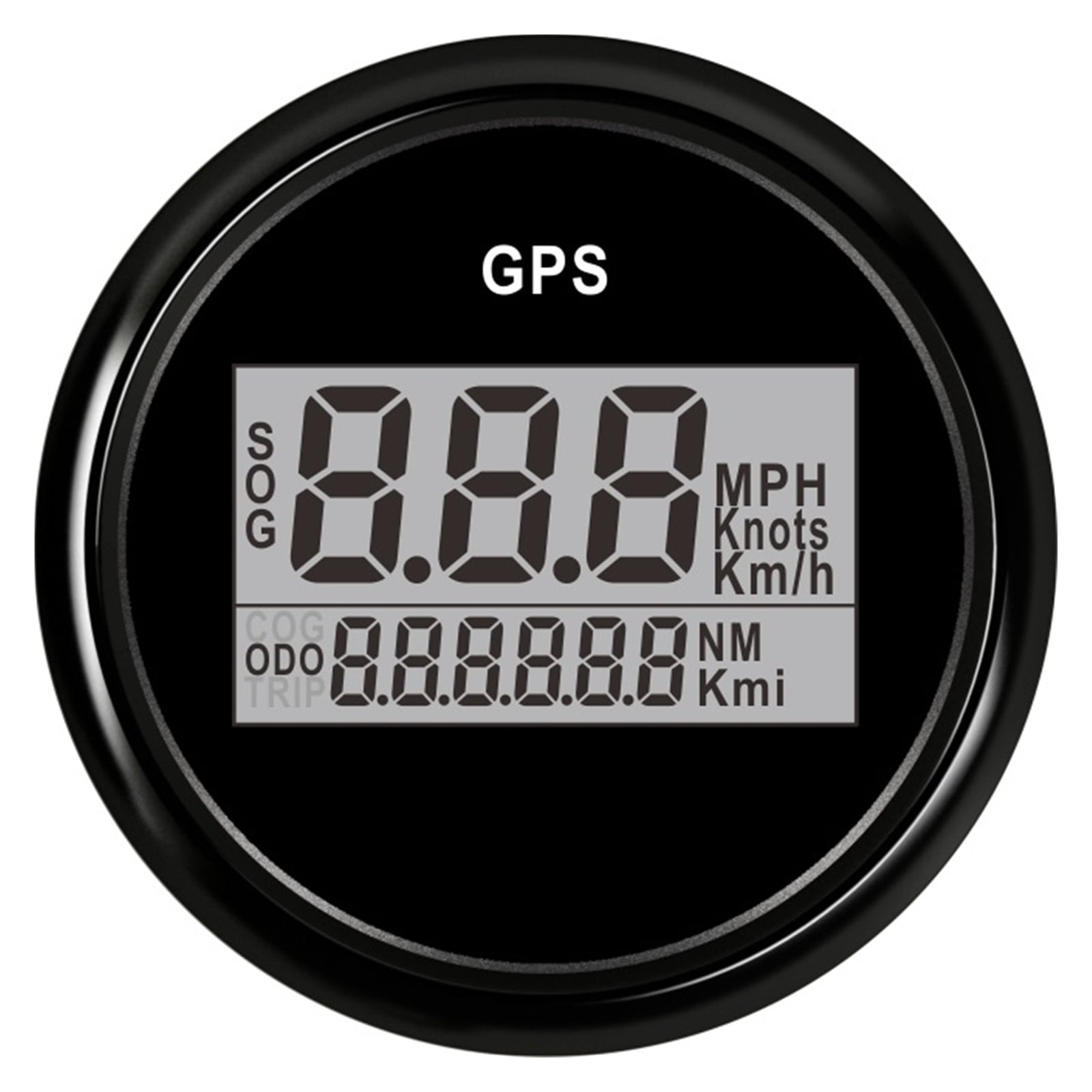 Digital Car Speedometer GPS Odometer 52mm GPS Speedometer Odometer Car ...