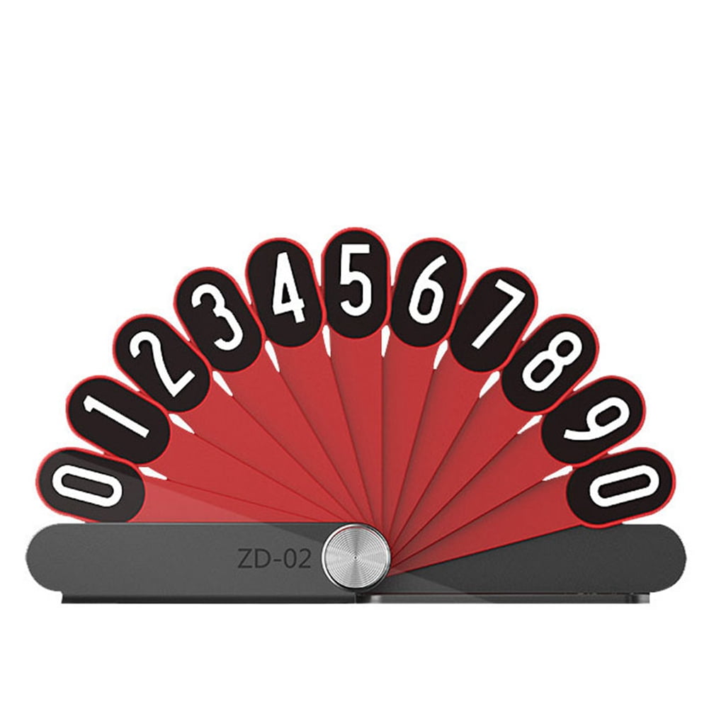 Digital Car Temporary Stop Sign, Large Size, Luminous Parking Card for ...