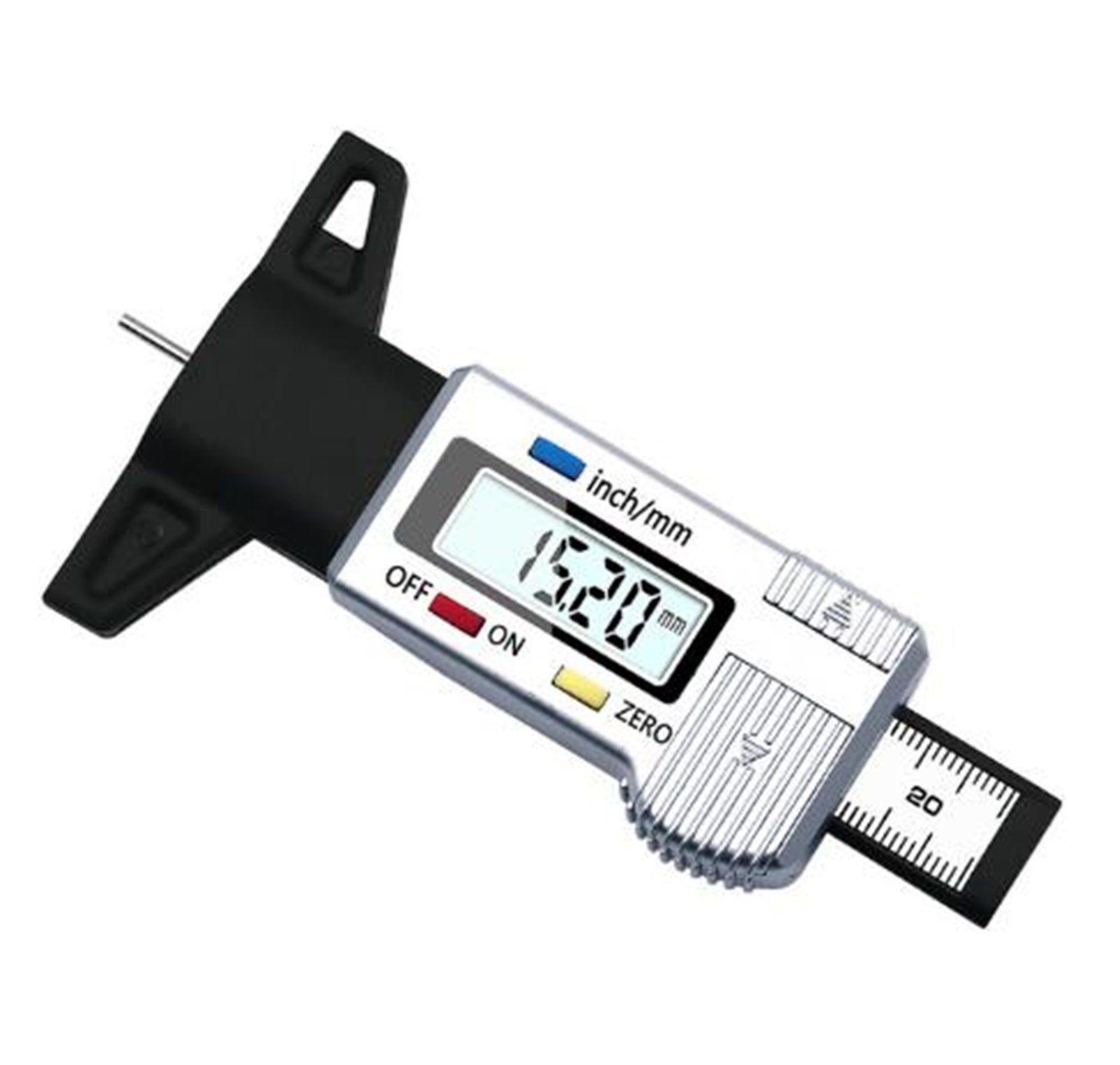 Digital Car Tyre Tire Tread Depth Gauge Meter Measurer Tool Caliper ...