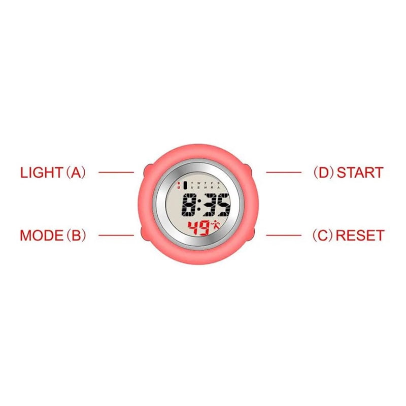 Digital Carabiner Watch Outdoor Sports Hook Clock Hospital Gift ...