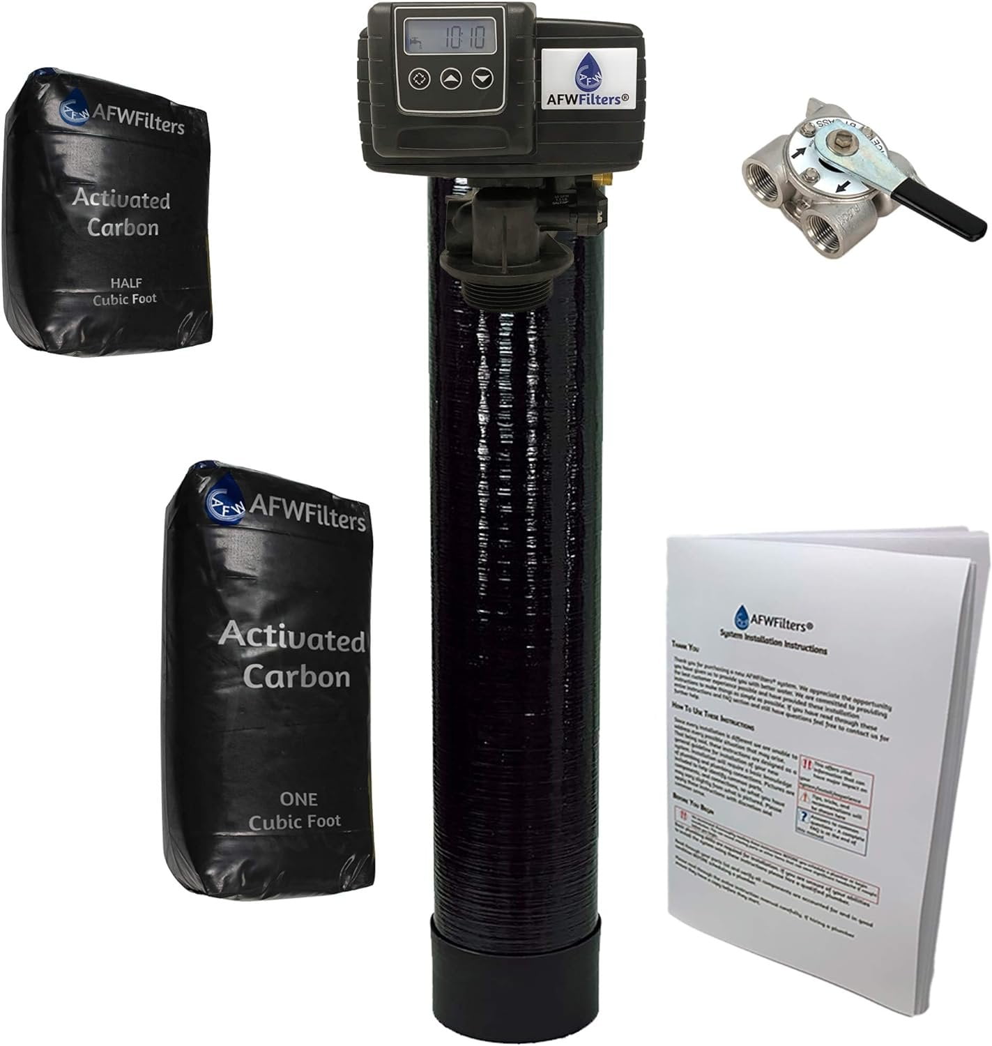 Digital Carbon 15 Water Filter System Fleck 5600SXT w/ Vortech Tank 3/4 ...