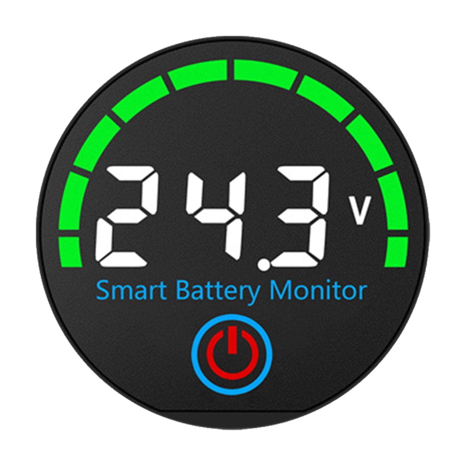 Digital Charging Display 12V 24V Double Voltages Tester For Solar Panel ...