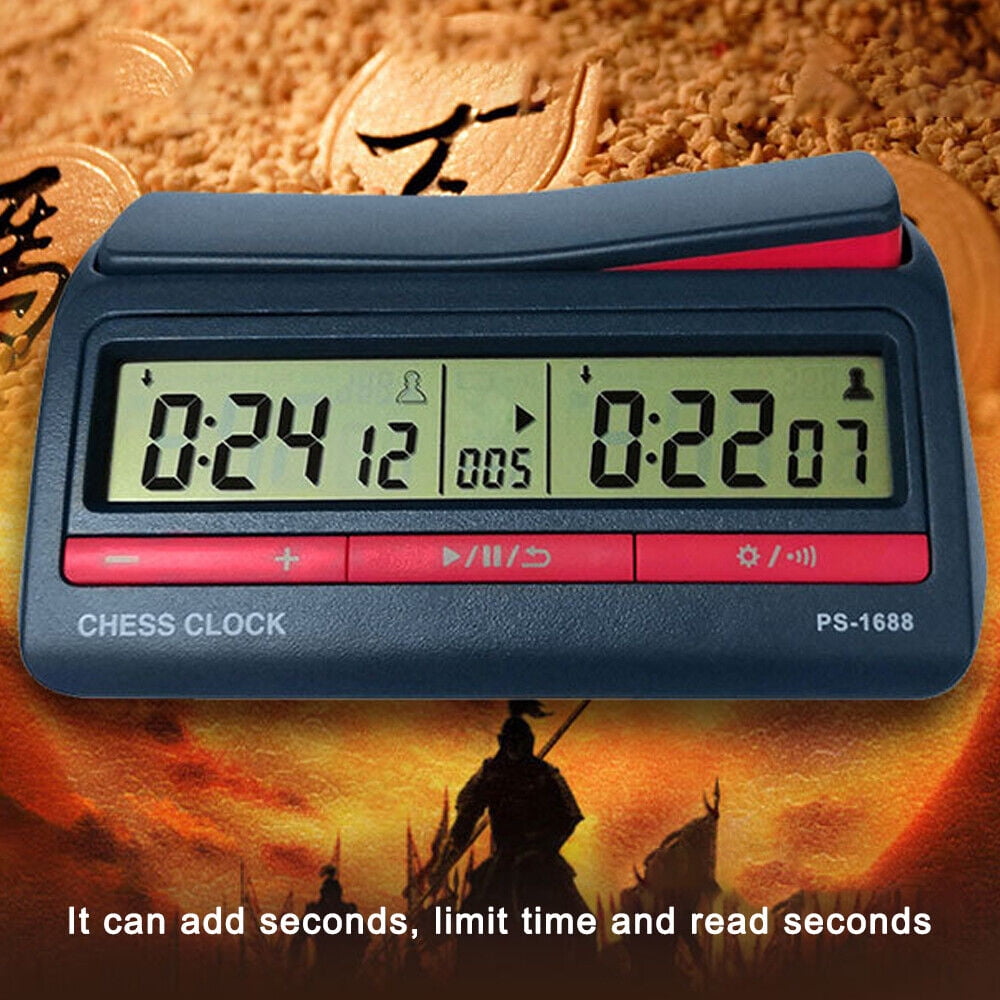 Digital Chess Clock Professional Board Game Clock Portable Game Timer Clock W2V0 - Walmart.com