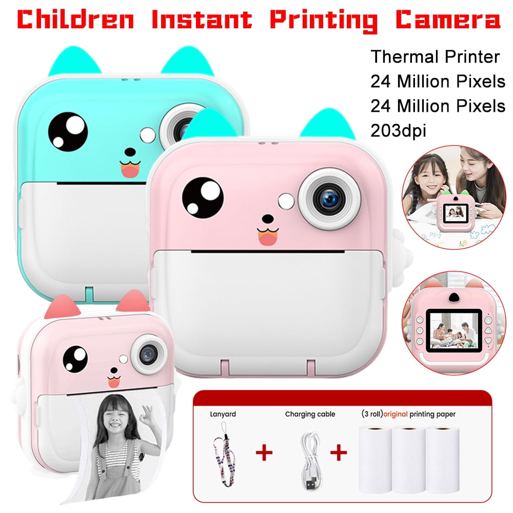 Digital Children Camera For Photography Instant Print Photo Kids ...