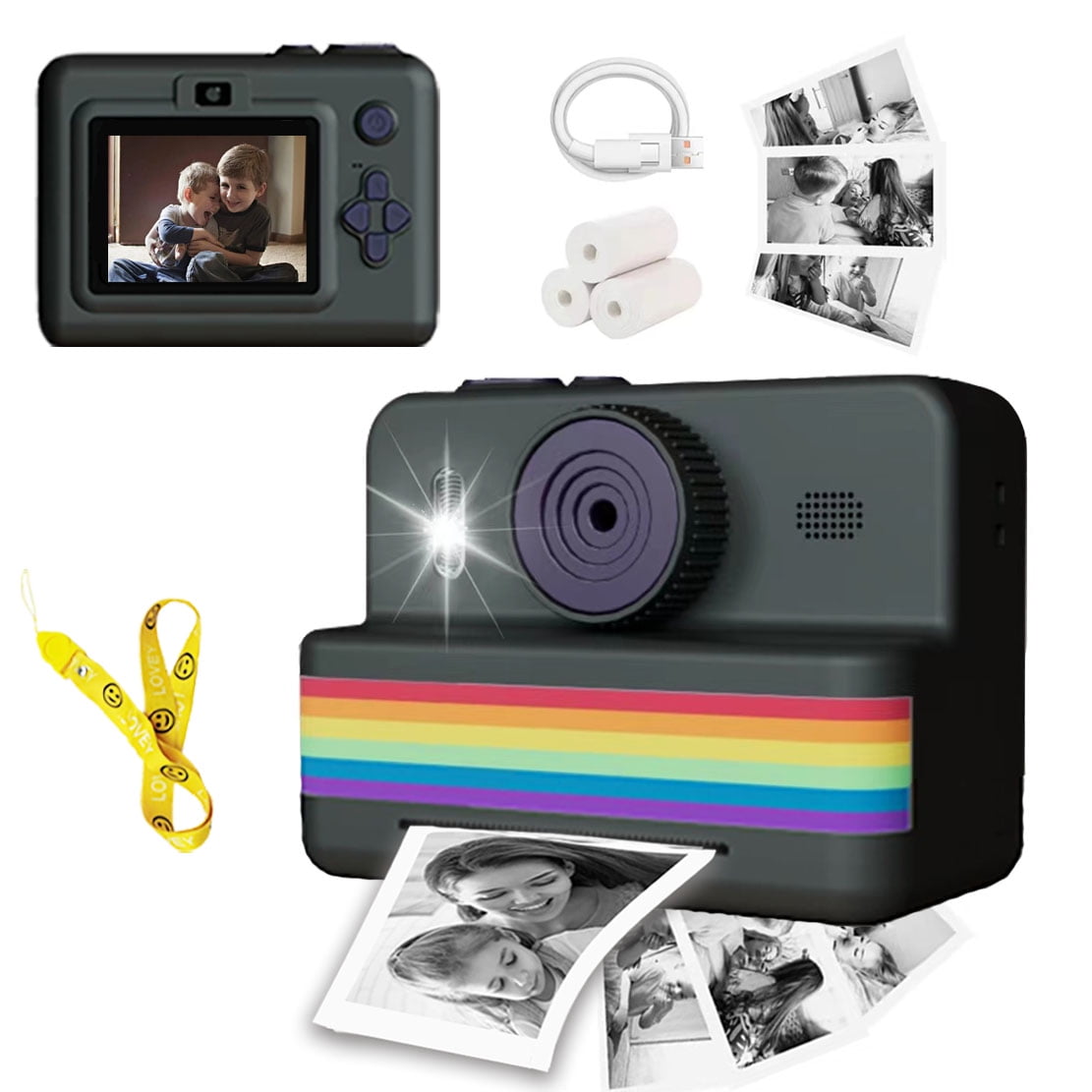 Digital Children Camera For Photography Mini Printer Portable Thermal ...