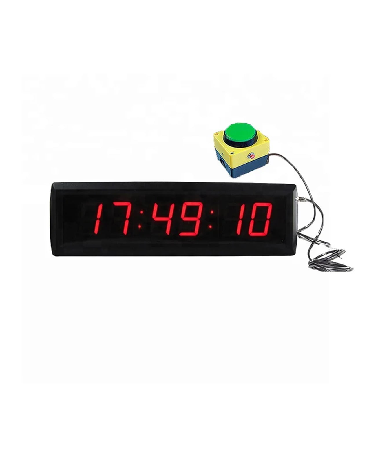 Digital Chronograph Button Clock With LED Display,Timer 220 With Push ...