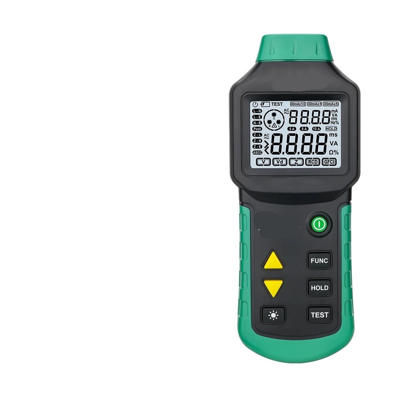 Digital Circuit Analyzer Rcd Gfci Tester Electrical Socket Tester Line Fault Test Device