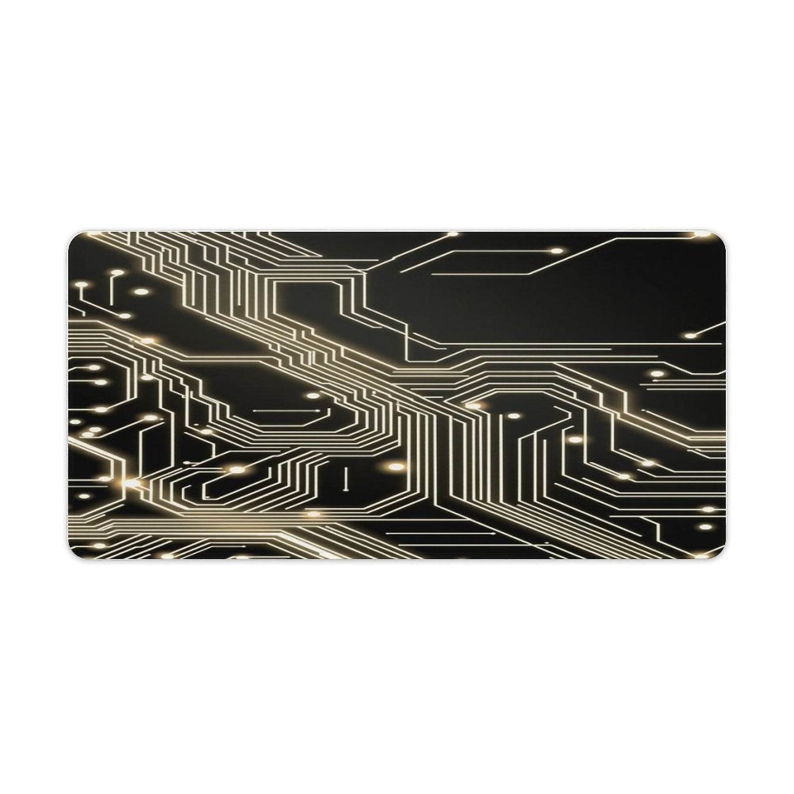 Digital Circuit Board Mouse Pad Playmat Office Non-Slip Computer Table ...