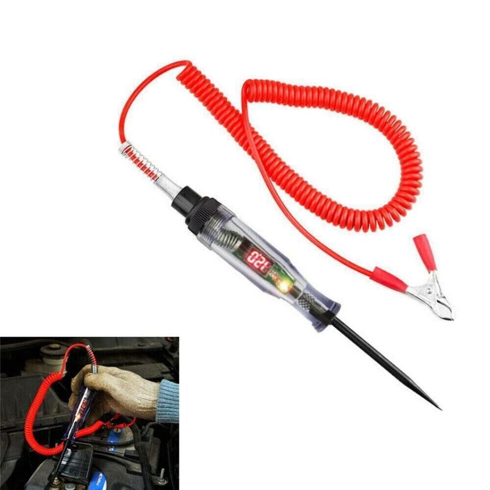 Digital Circuit Tester, 6-24V DC Voltage Test Light with LED Display ...