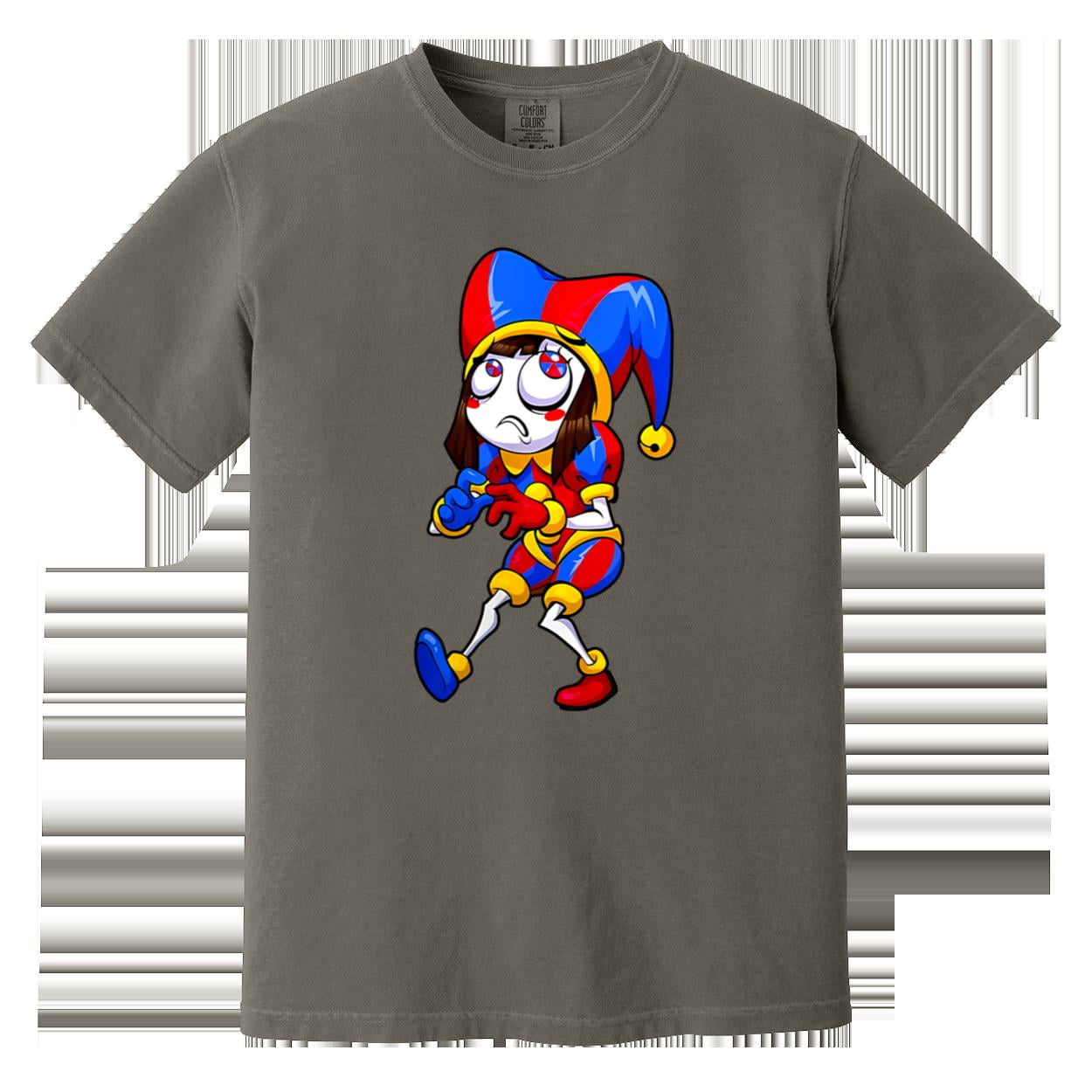 Digital Circus Pomni Horror Cartoon Look Comfort Color T-Shirts, for ...