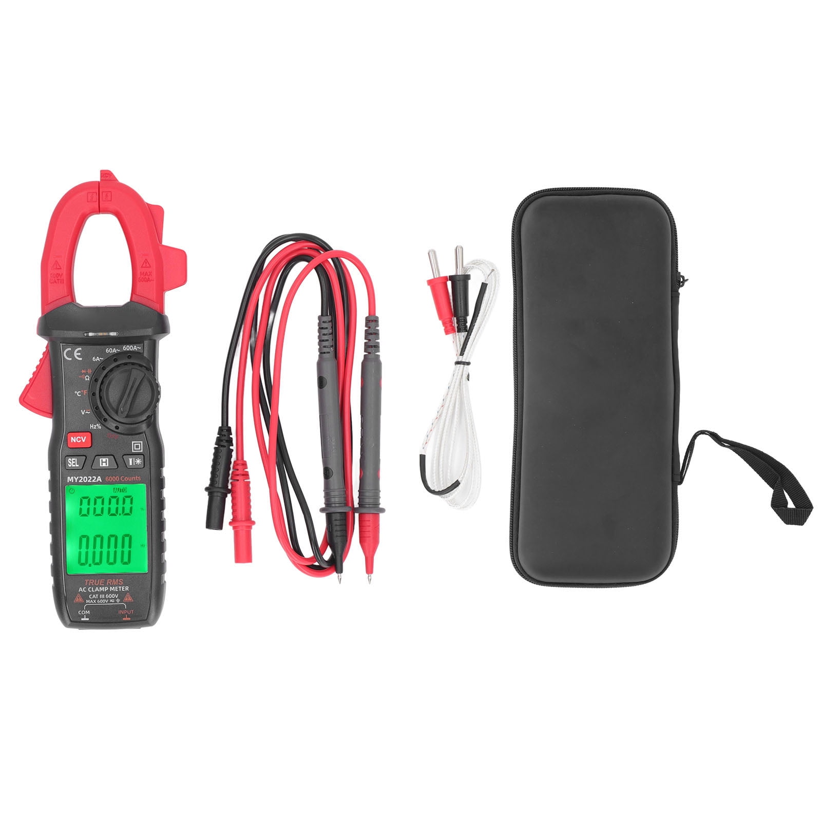 Digital Clamp Meter High Accuracy Auto Ranging Multimeter AC DC Voltage ...