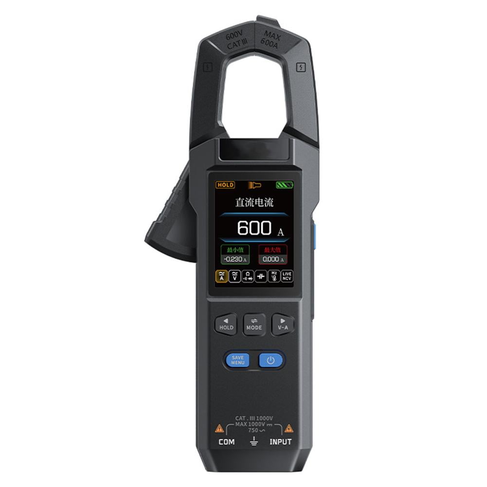 Digital Clamp Meter, Multimeter Tester 10000 Counts TRMS, 600A Curve ...