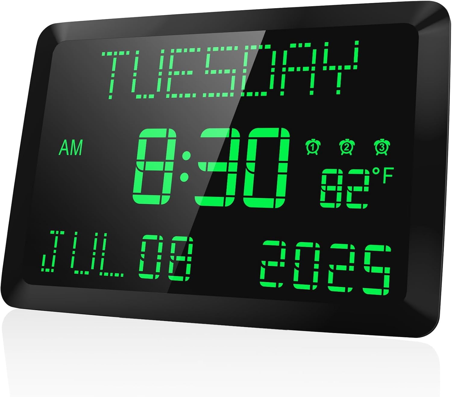 Digital Clock, 11.5" Large Display Calendar Clock with Day and Date ...
