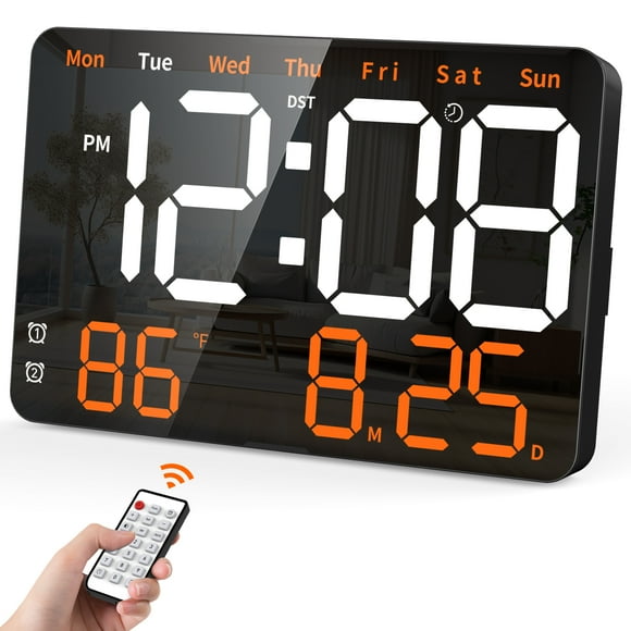 Large Digital Wall Clock