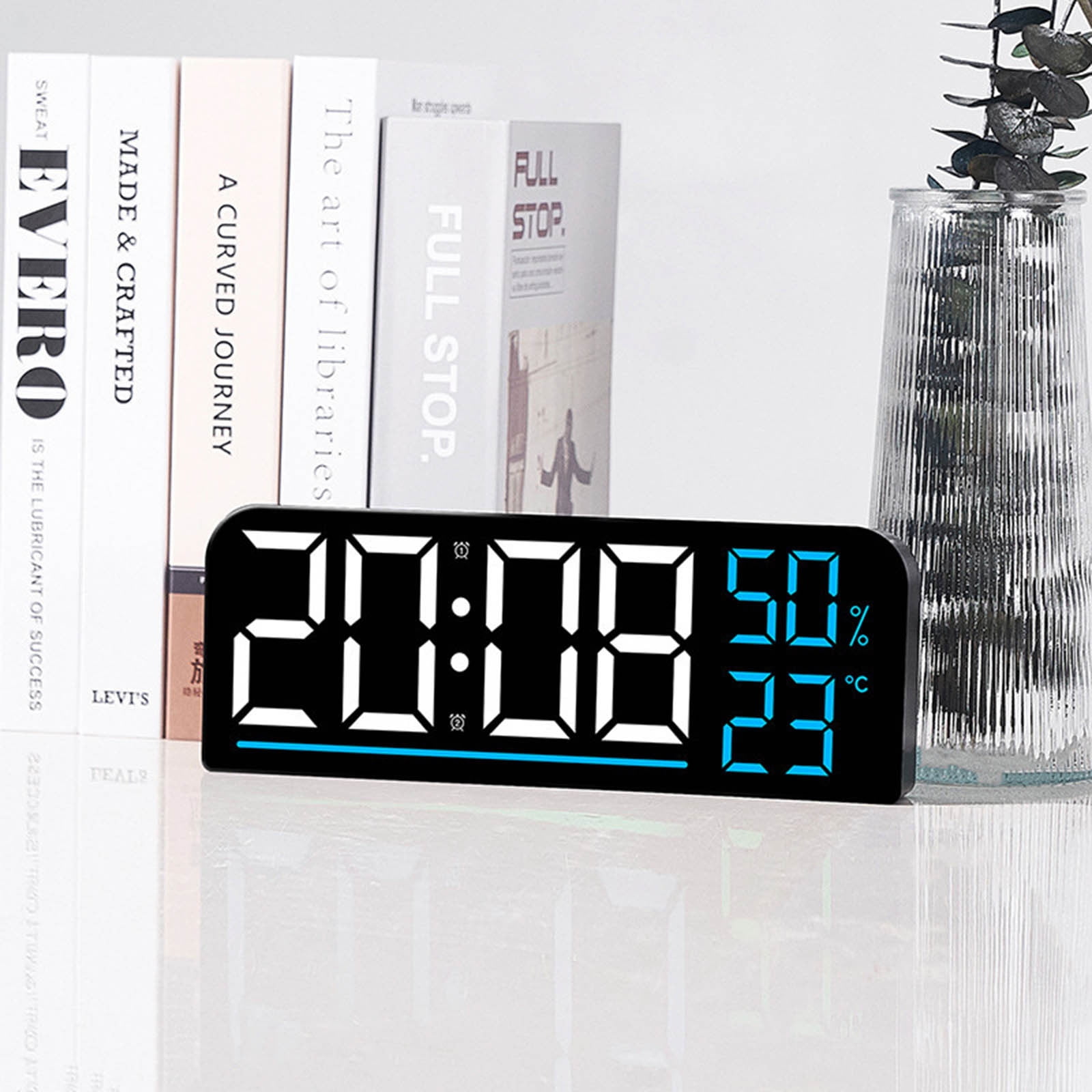Digital Clock, Compact Alarm Clock for Kids,Electronic Clock Multi ...