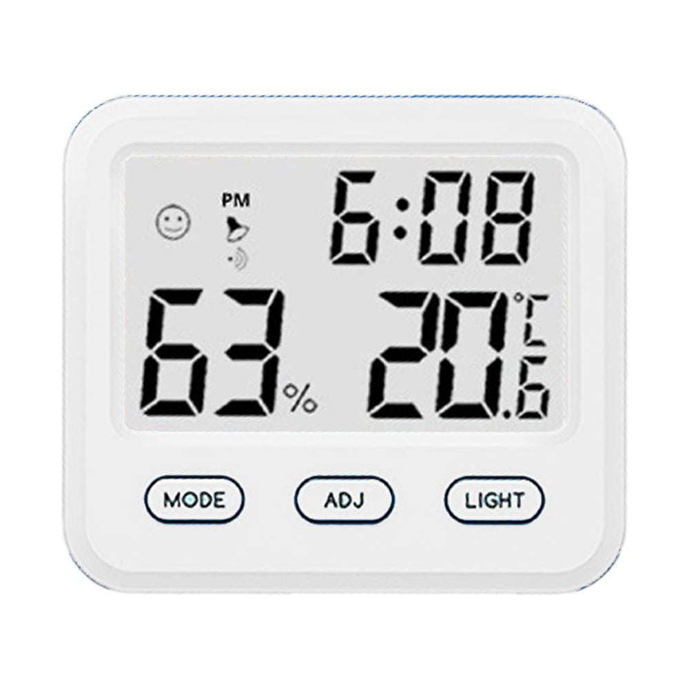 Digital Clock Display Hygrometer indicator room thermometer with built ...