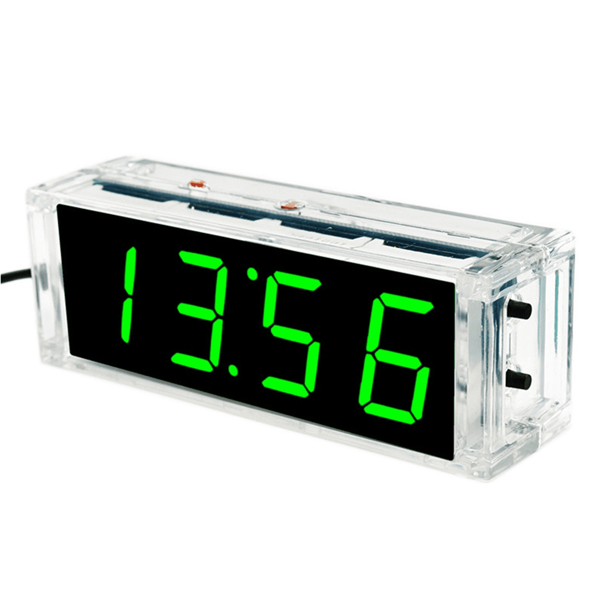 Digital Clock Kit Light Control 1 Inch LED Digital Tube 51 Microcontroller Electronic Clock DIY ...
