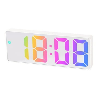 SKILCRAFT, NSN6611877, LCD Digital Display Clock, 1 Each, Silver ...