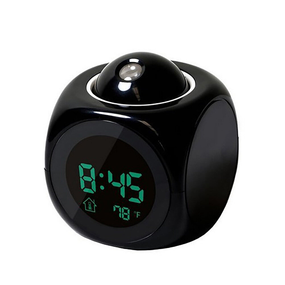 Multifunctional Digital Alarm Clock with LED Projection Voice Talking ...
