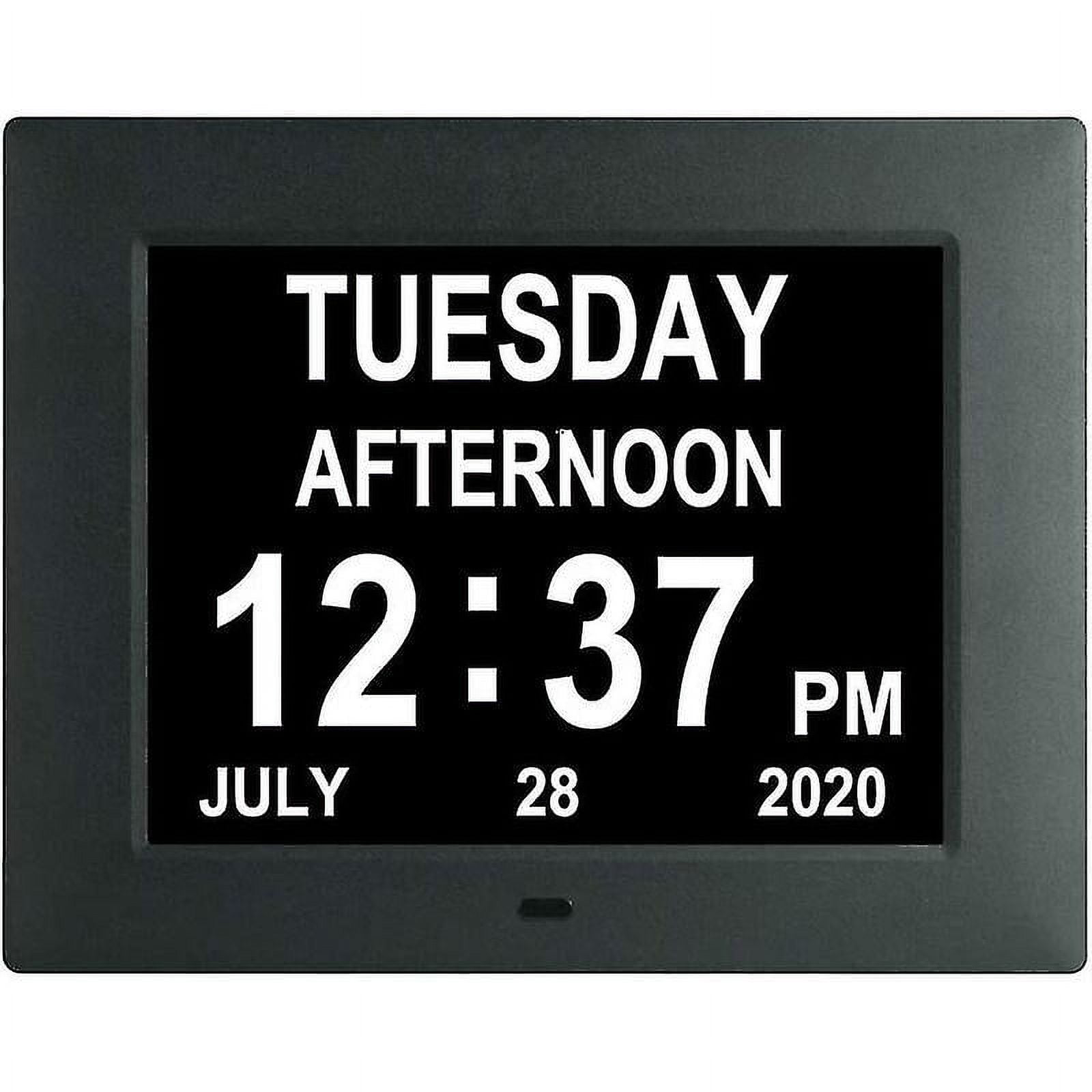 Digital Clock for Seniors, Clear Date & Time Display, Unique Features ...