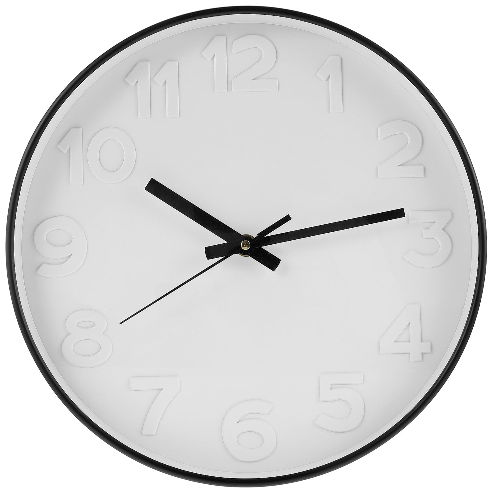 Digital Clock Wall Wall Clock Decorative Clock 30x30x4.5cm Black ...