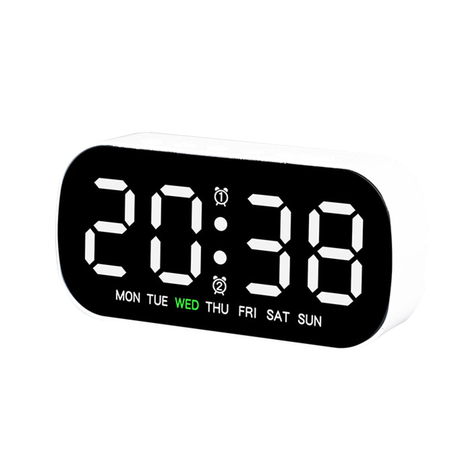 Digital Clock With Temperature And Calendar Week Display 2 Alarms For ...