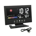 Digital Clock with Voice Control, Temperature Humidity Alarm & Snooze ...