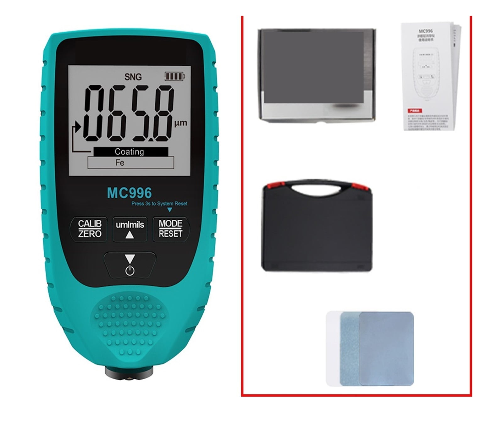 Digital Coating Thickness Gauge Car Paintwork Detector Paint Thickness ...