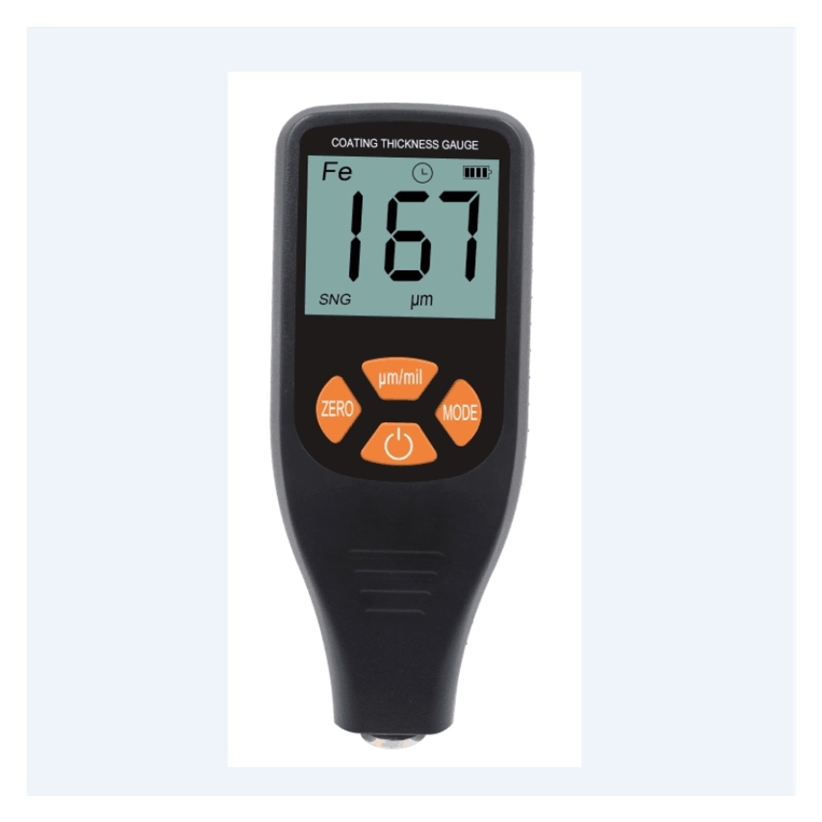 Digital Coating Thickness Gauge Precision 0.1um Fe/NFe Coatings Car Paint Thickness Meter 0 ...