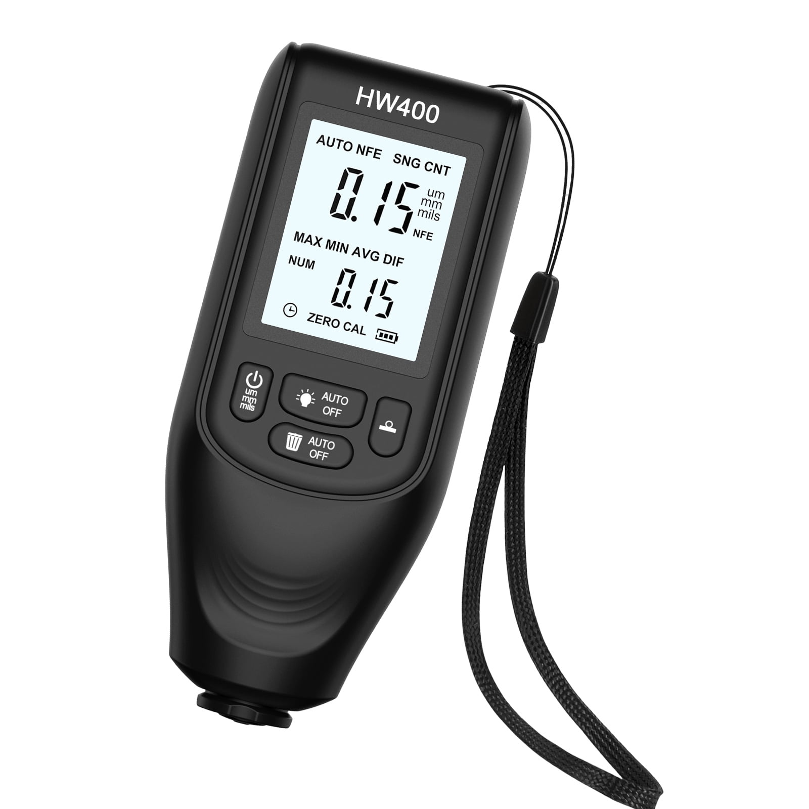 Digital Coating Thickness Gauges 0-2000μm Large Display Paint Coating ...