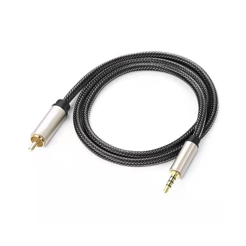 Digital Coaxial Audio Video Cable HDTV Stereo Spdif RCA Coaxial to 3 ...