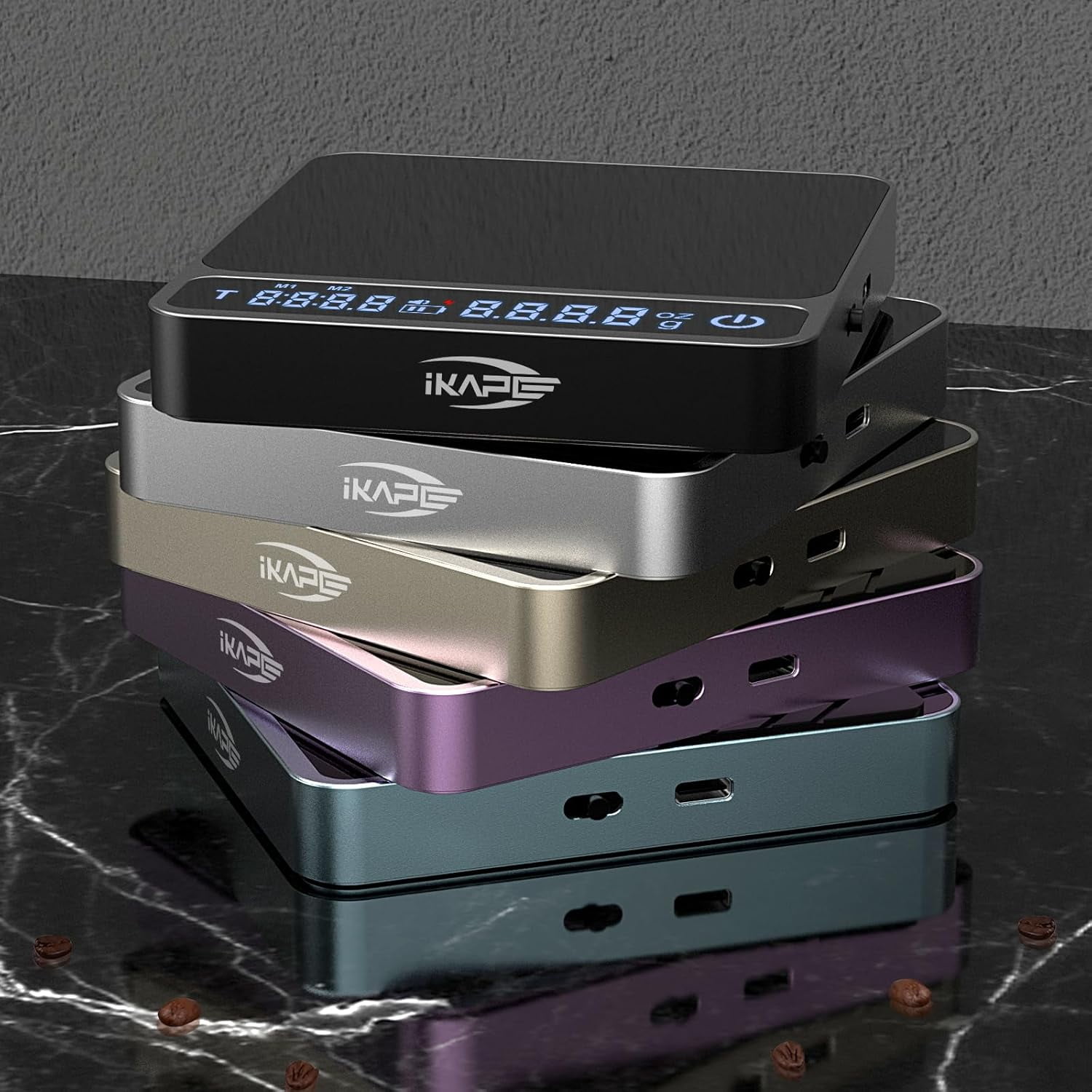 Digital Coffee Scale, Premium Aluminium Espresso Scales with Timer, 2kg ...