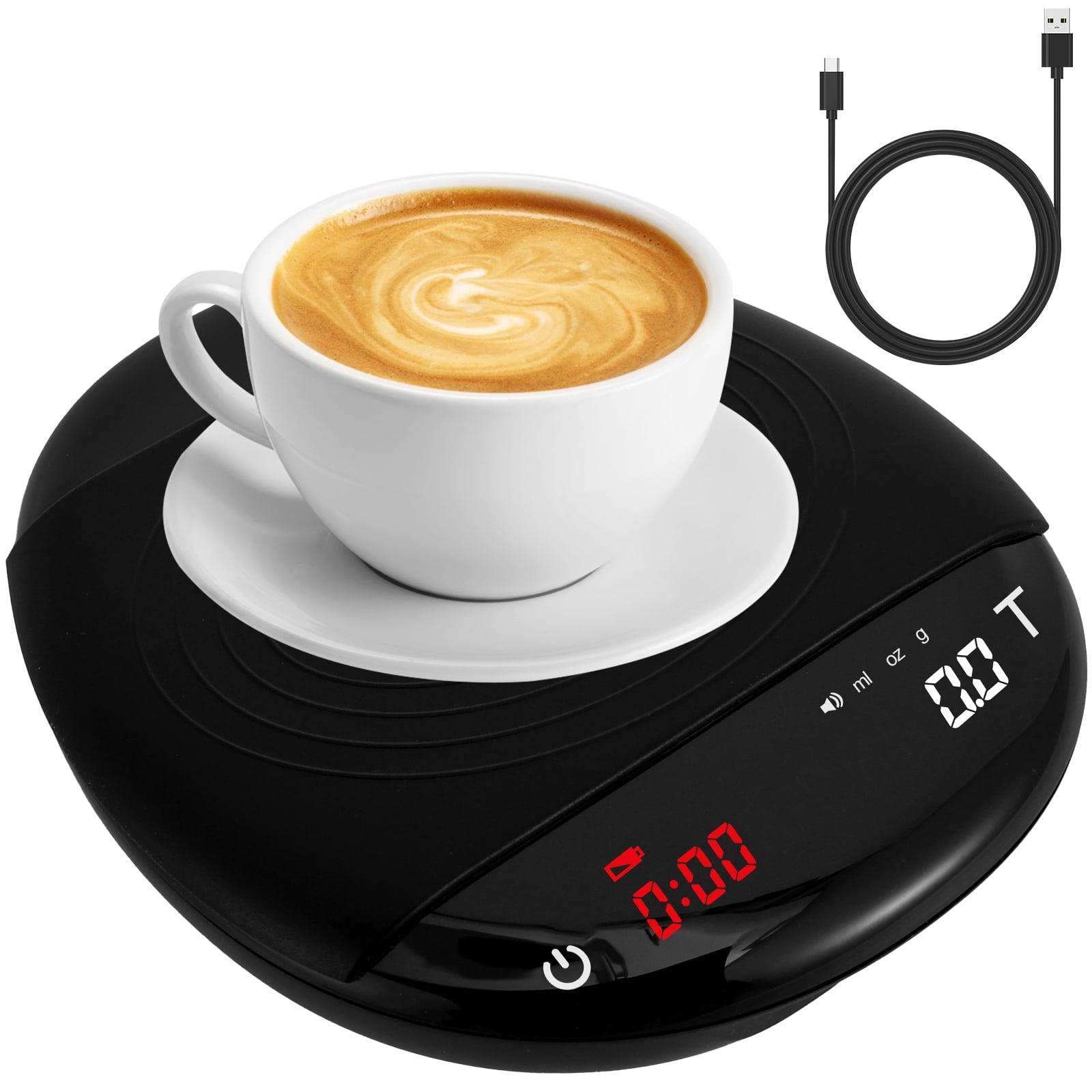 Digital Coffee Scale with Timer and Tare Function Rechargeable Espresso ...