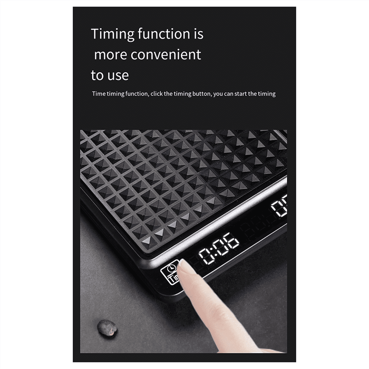 Digital Coffee Scale with , Scale Timing Rechargeable Coffee Scale for ...