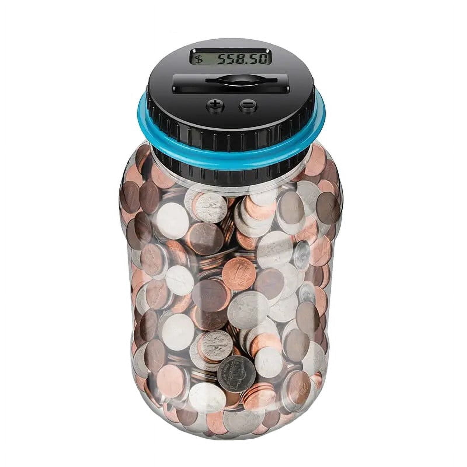 (Digital Coin Counter Bank For Boys & S With Lcd Display, 1.8L Capacity ...