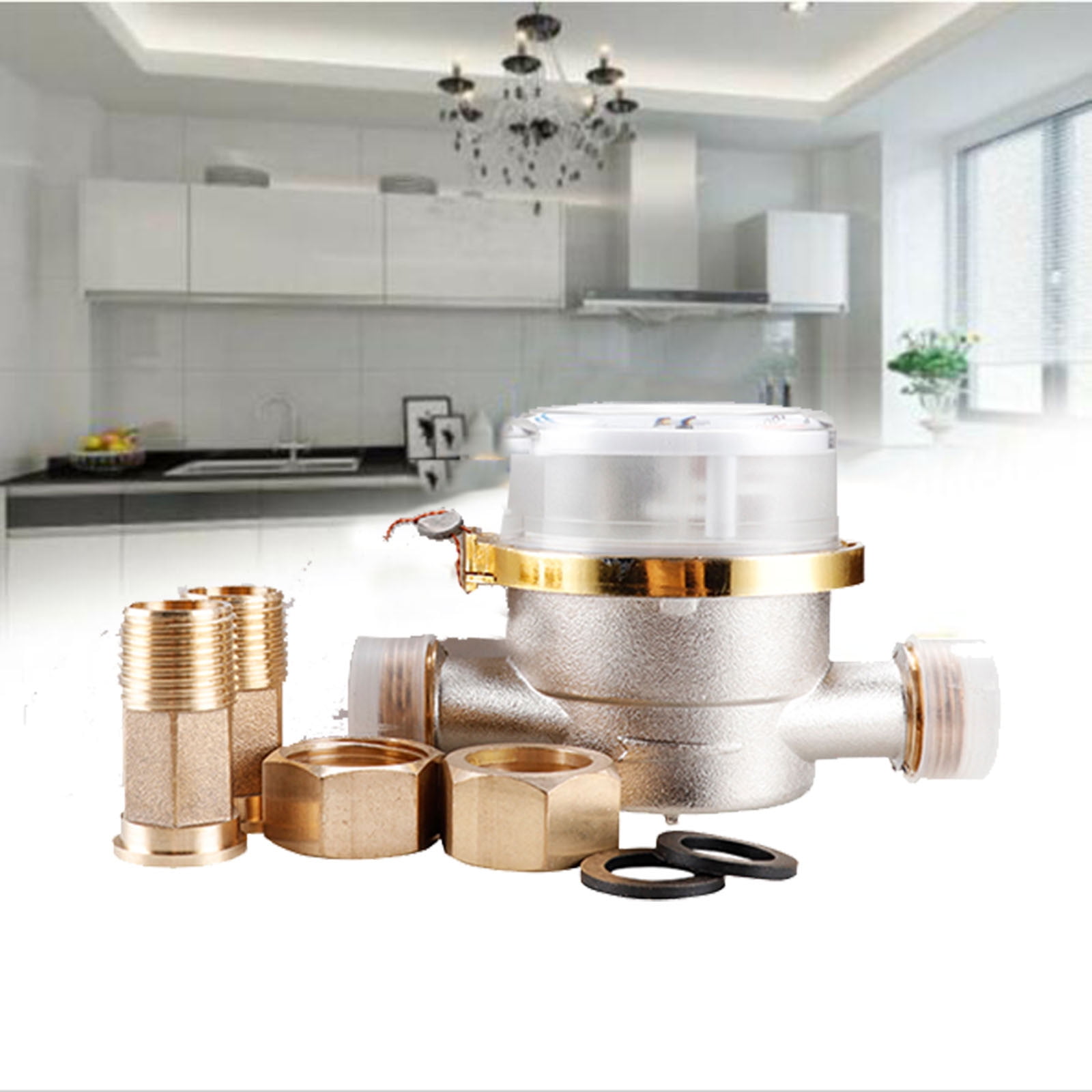 Digital Cold Water Meter, Rotary Pointer Display, Accurate Flow ...