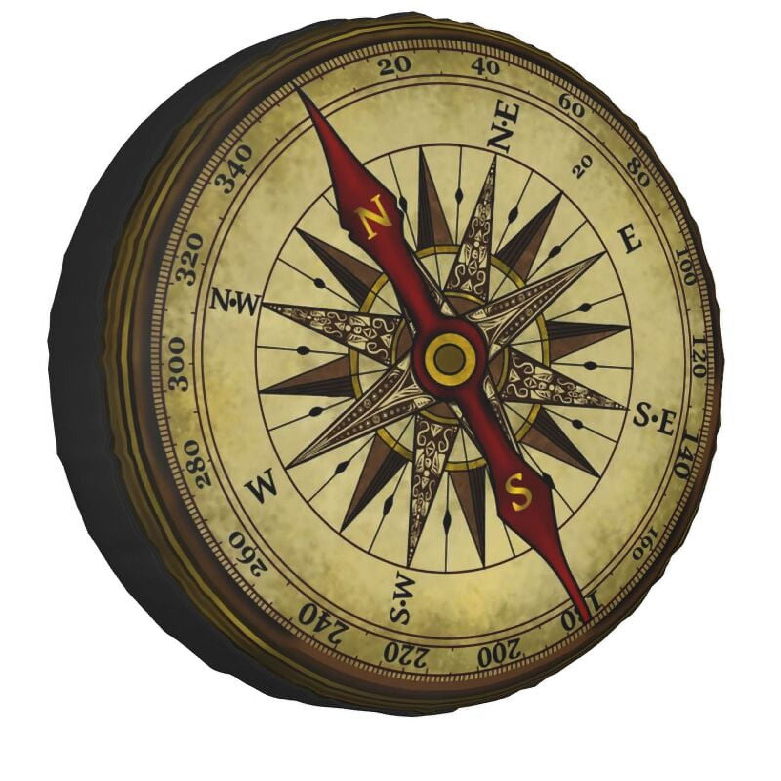 Digital Compass Spare Wheel Tire Cover for RV SUV Trailer Vehicle ...