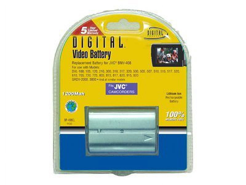 Digital Concepts BP-408CL - Camcorder battery - Li-Ion - 1200 mAh - for ...