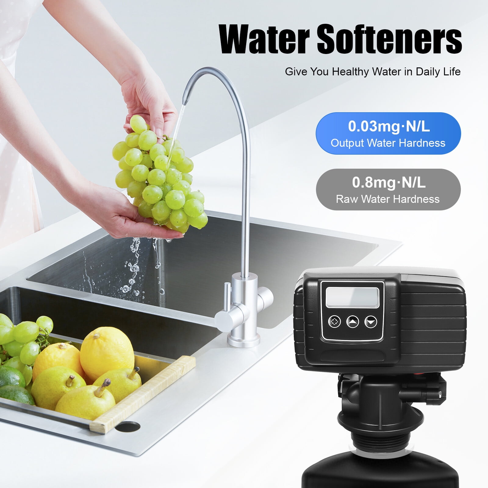 Digital Control Valve Water Softener Control Valve Filter Control Head ...