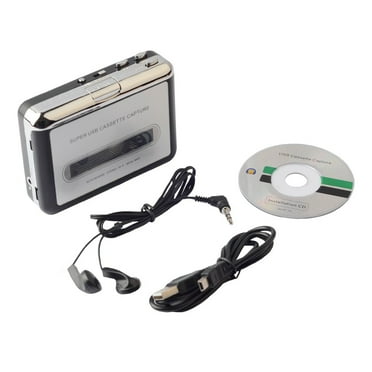JTI Audio Cassette Tape Converter, Digital MP3 Recorder, USB/SD Player ...