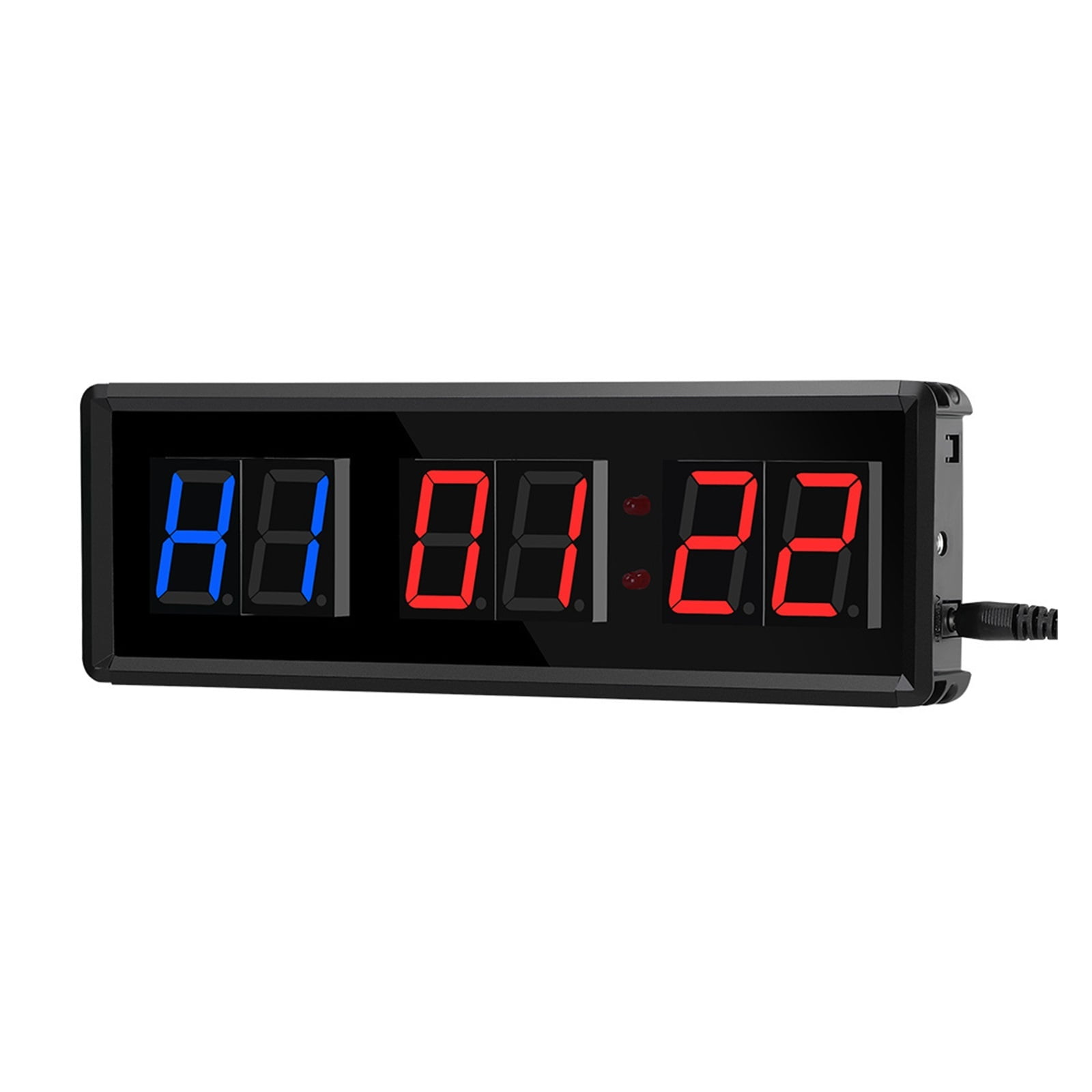 Digital Countdown Clock Stopwatch With Remote LED Interval Timer Clock For Home Gym Fitness ...