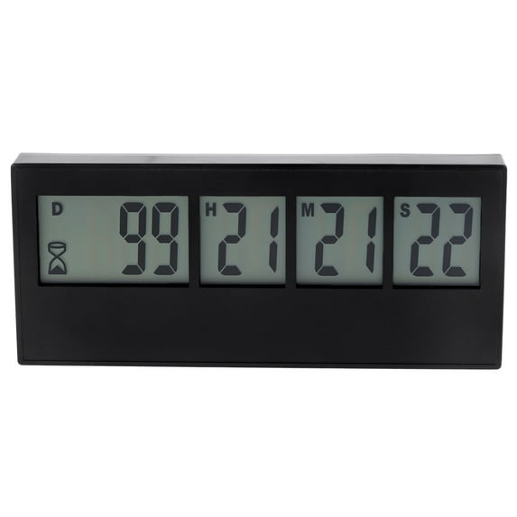 Digital Countdown Days Timer Upgraded Big Days Count Down Clock LCD ...