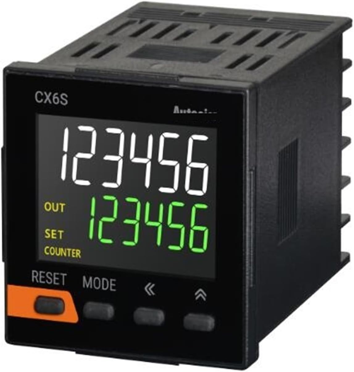Digital Counter CX6S-1P4 Counter/Timer, W48xH48mm, 6-Digit, LCD, 1 ...