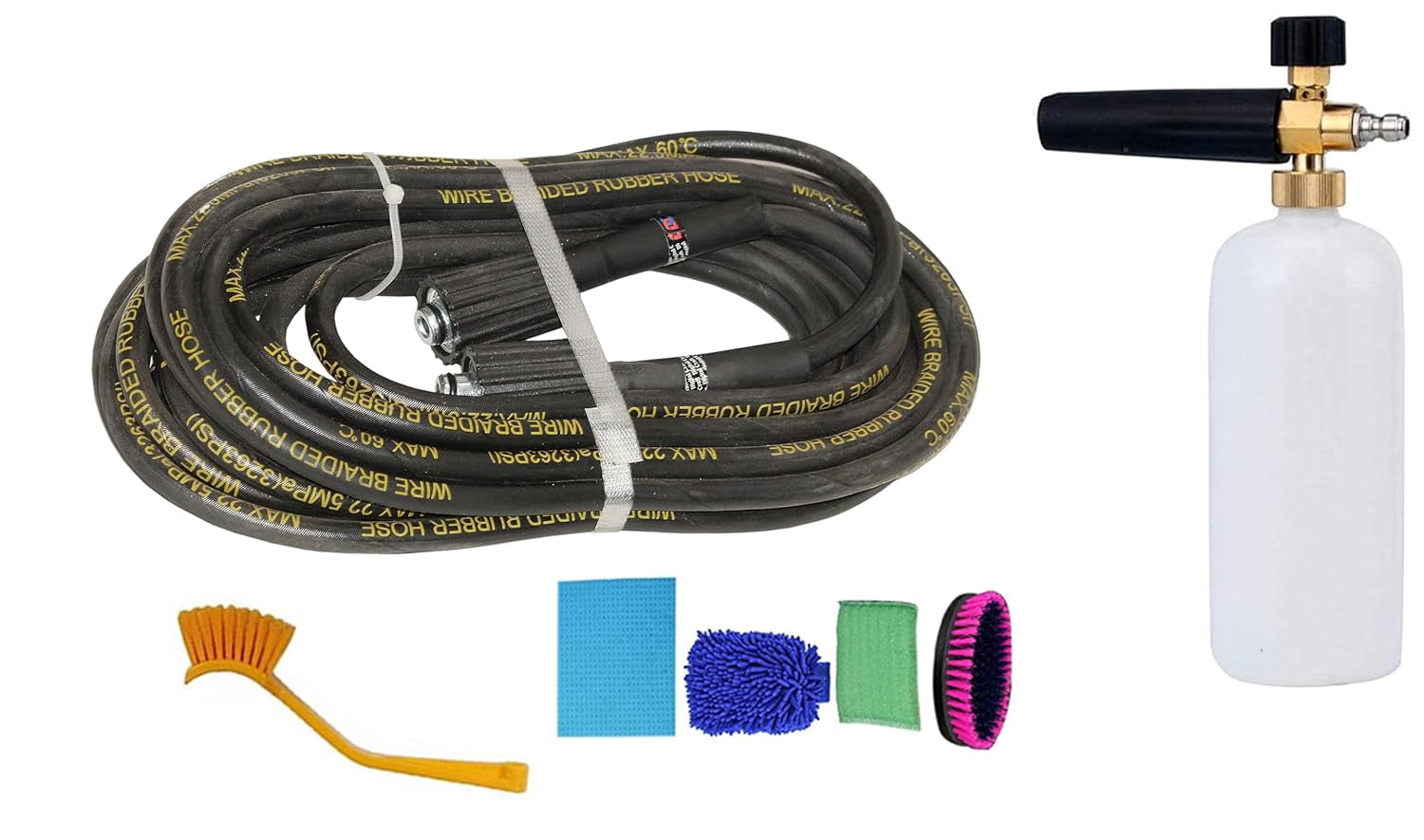 Digital Craft Hydraulic Pressure Washer Hose Pipe 3263PSI M2215 14mm ...